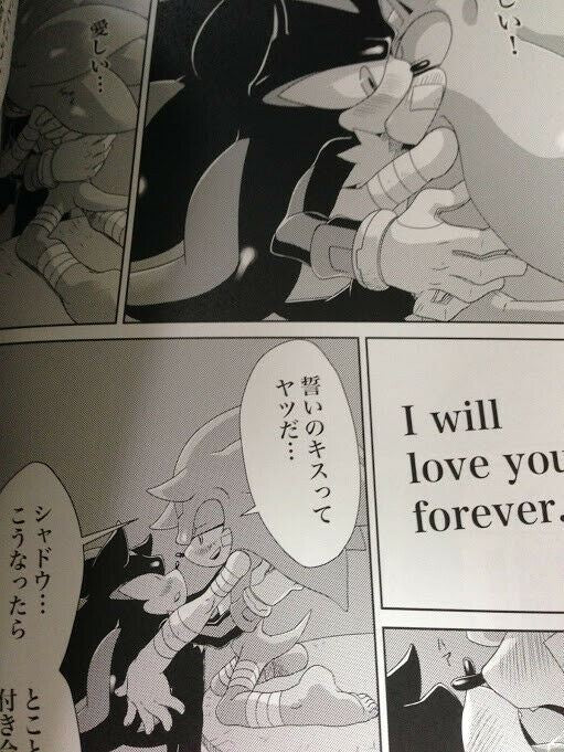 Sonic The Hedgehog Doujinshi Sonic X Shadow B5 40pages Deep Love Muy 1912