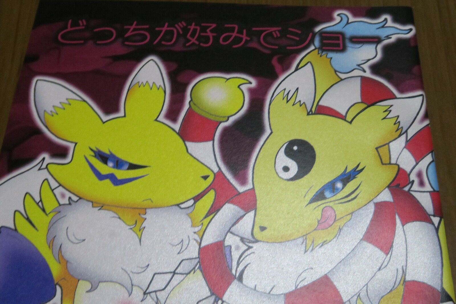 Digimon Yo-Kai Watch Digimon doujinshi Renamon & Kyubi (A5 20pages) Ke ...